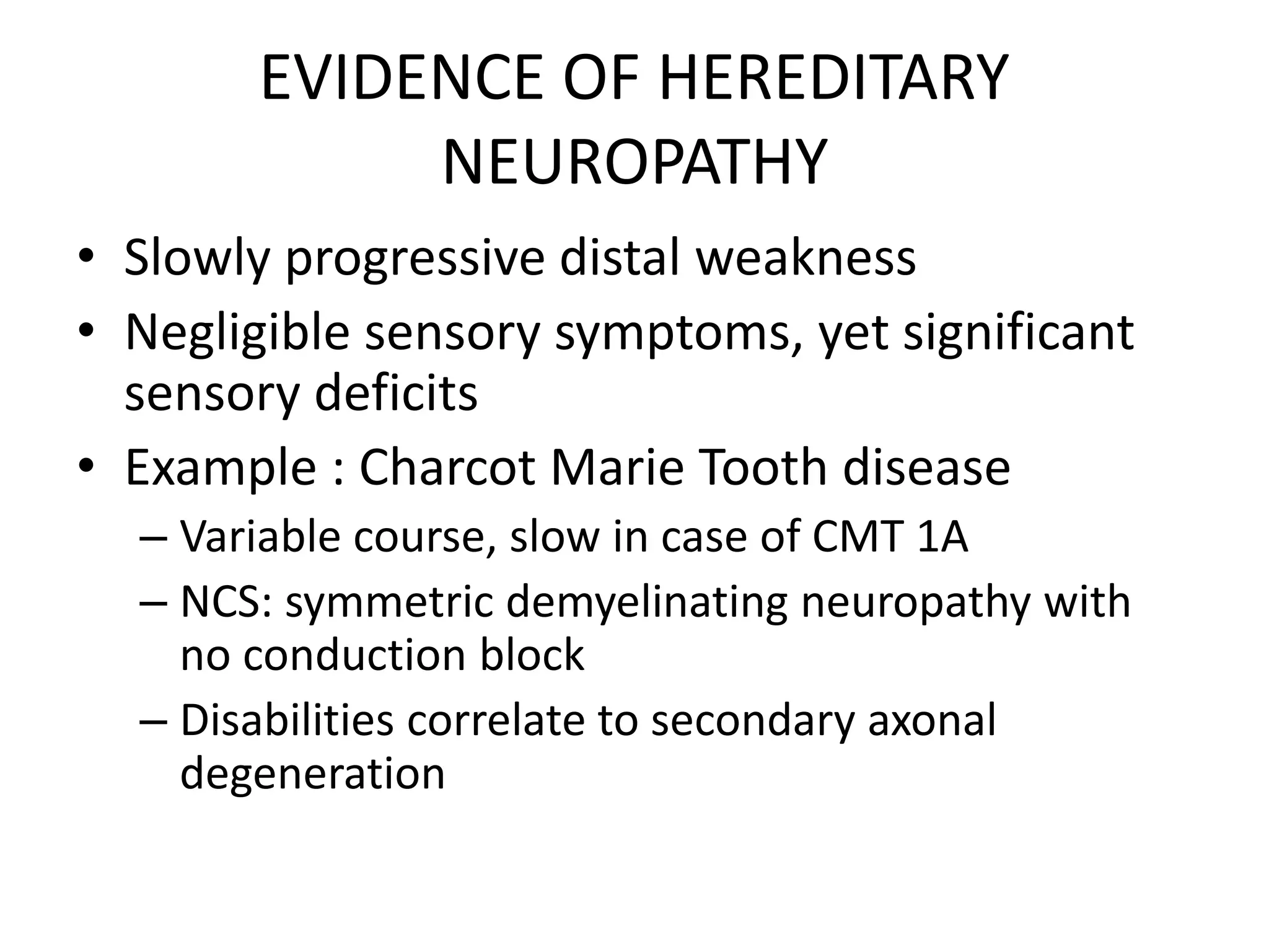 approach to polyneuropathy | PPTX