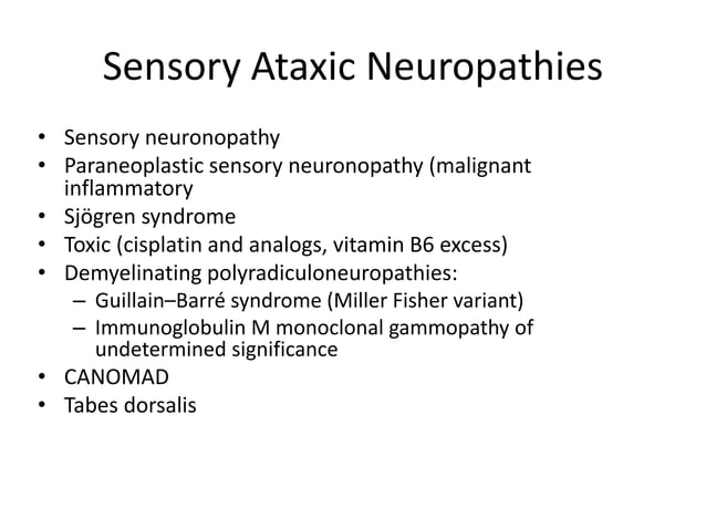 approach to polyneuropathy | PPTX