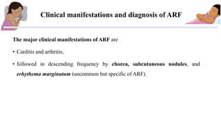 Acute Rheumatic fever and Rheumatic Heart disease | PPTX