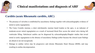 Acute Rheumatic fever and Rheumatic Heart disease | PPTX