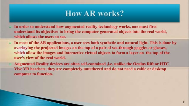 Augmented Reality | PPT