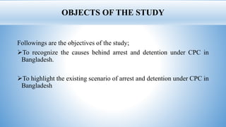 Arrest and Detention Under Code of Civil Procedure; A Critique.pptx