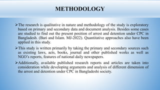 Arrest and Detention Under Code of Civil Procedure; A Critique.pptx