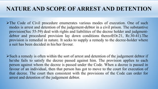 Arrest and Detention Under Code of Civil Procedure; A Critique.pptx