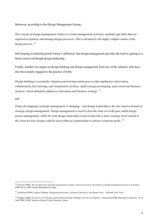 Design Management Excellence | PDF