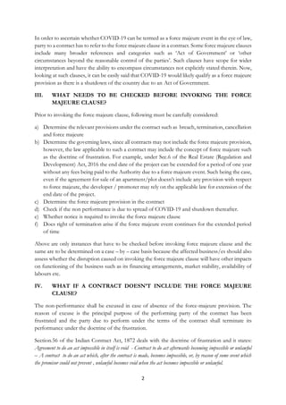 Article force majeure in covid rcllp | PDF