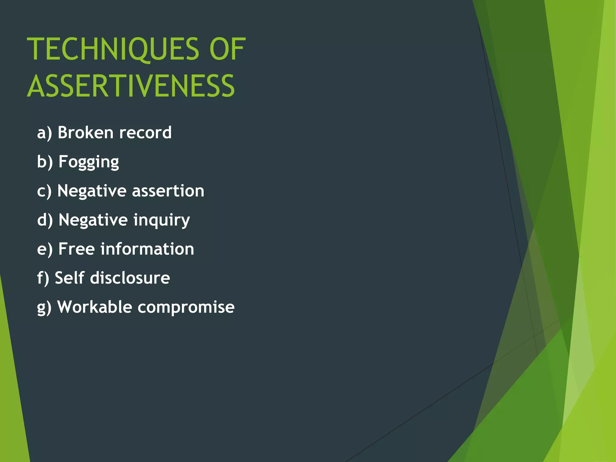 Assertiveness Training | PPT