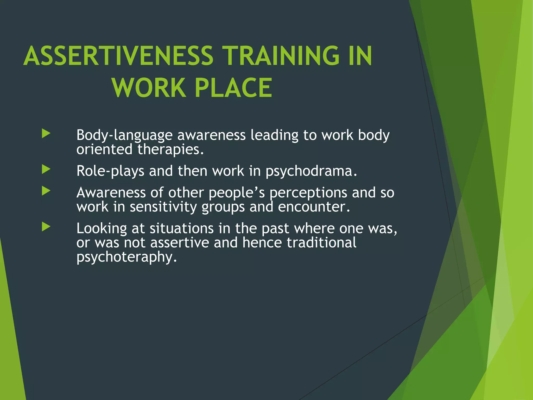 Assertiveness Training | PPT