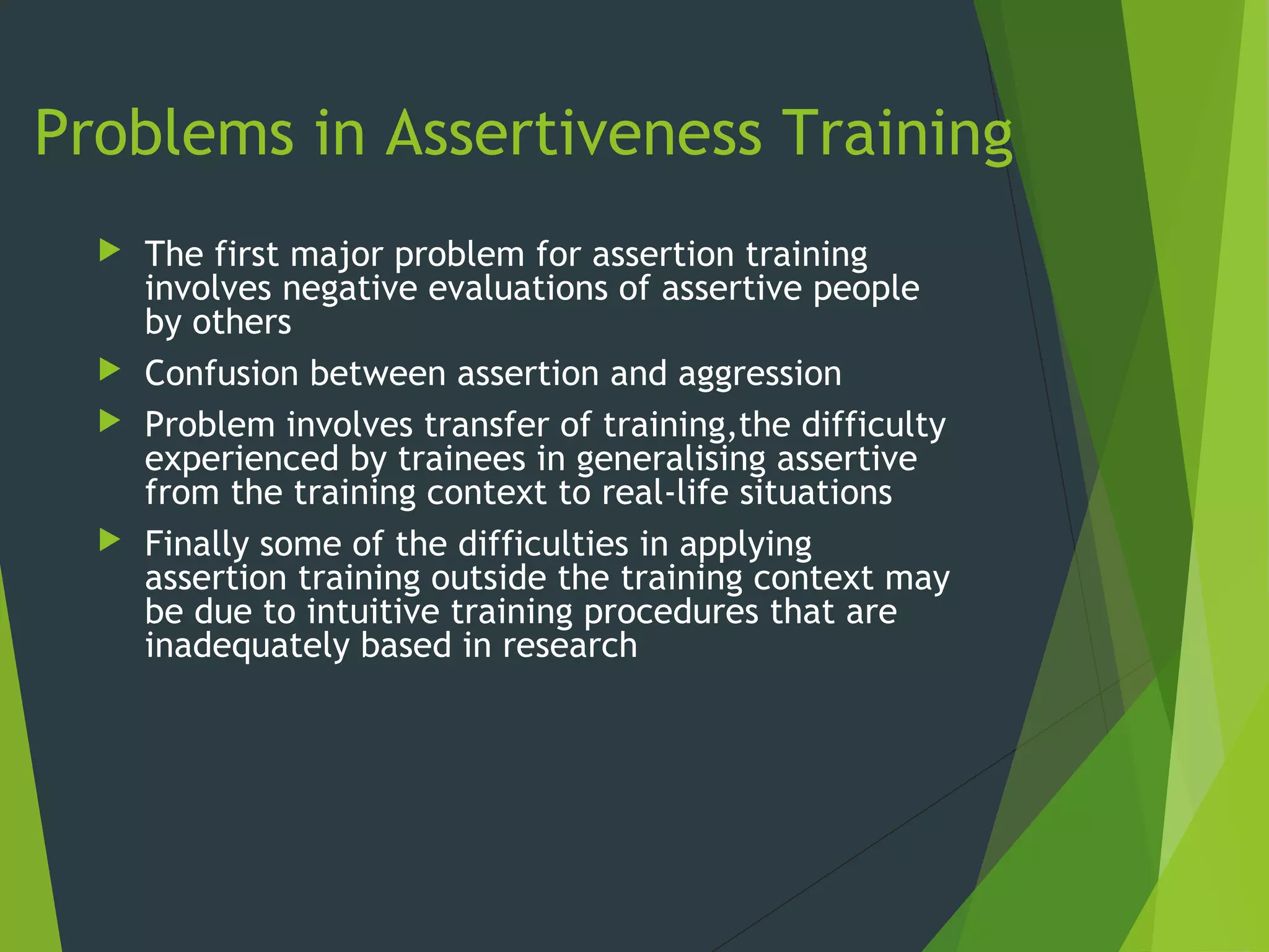 Assertiveness Training | PPT
