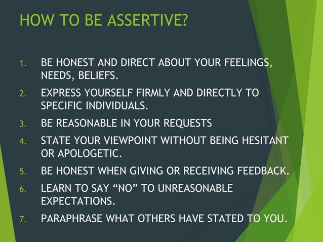 Assertiveness Training | PPT
