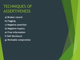 Assertiveness Training | PPT