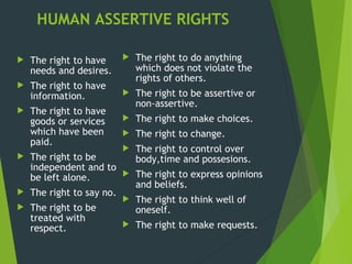 Assertiveness Training | PPT