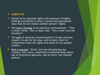 Assertiveness Training | PPT