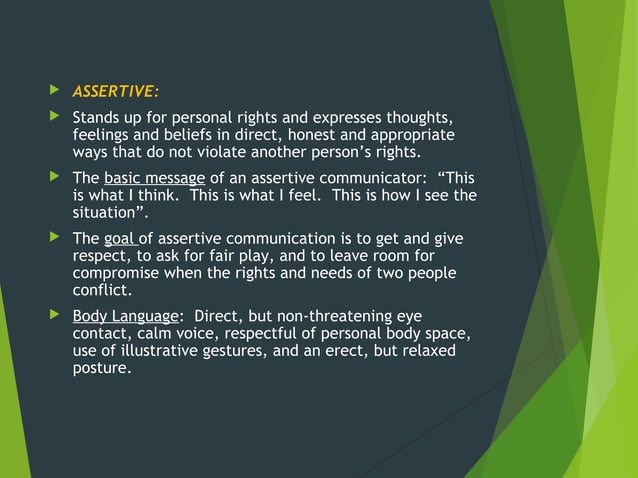 Assertiveness Training | PPT