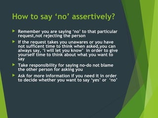 Assertiveness Training | PPT