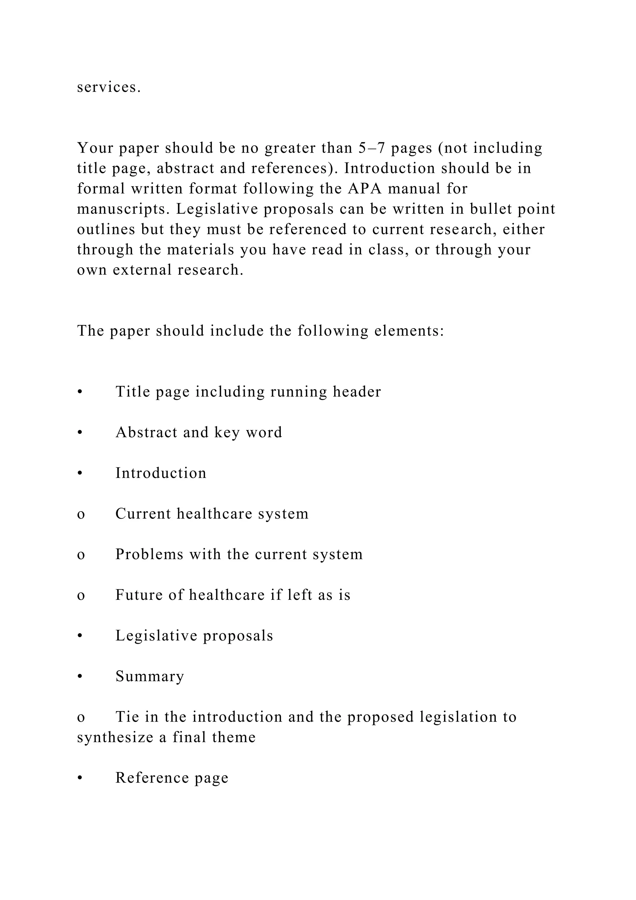 Final Assessment Outline InstructionsFollow this format for | DOCX