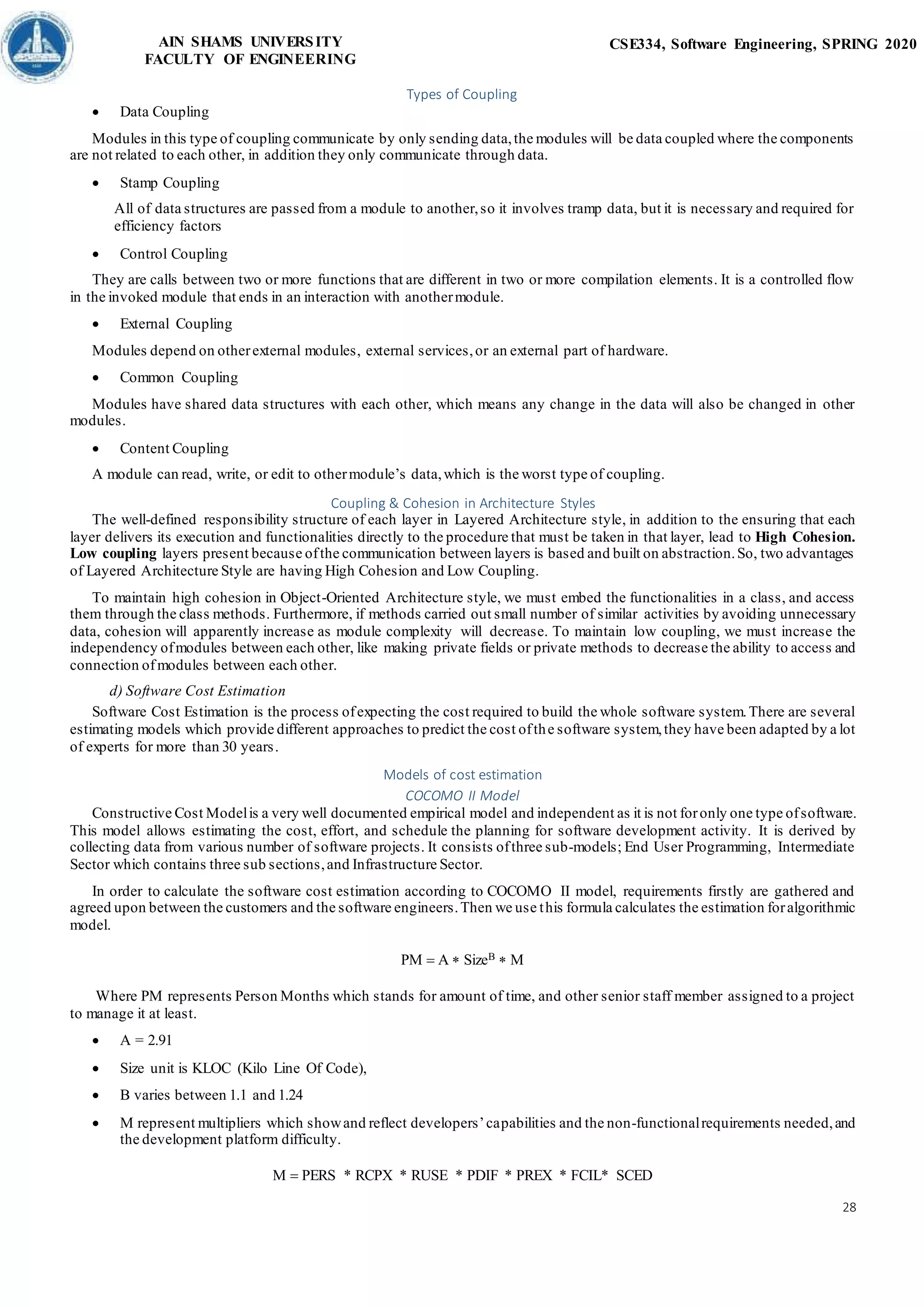 Software Engineering - The Making of a Weather Application | DOCX