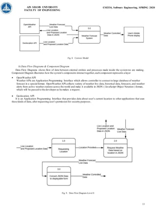 Software Engineering - The Making of a Weather Application | DOCX