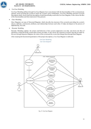 Software Engineering - The Making of a Weather Application | DOCX