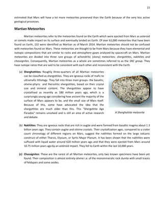 Geology of Mars | PDF
