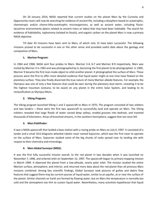 Geology of Mars | PDF | Geography | Science