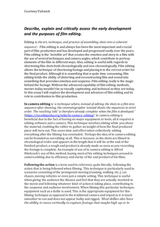 Final assignment | DOCX | Photo Editing Software | Computer Software ...