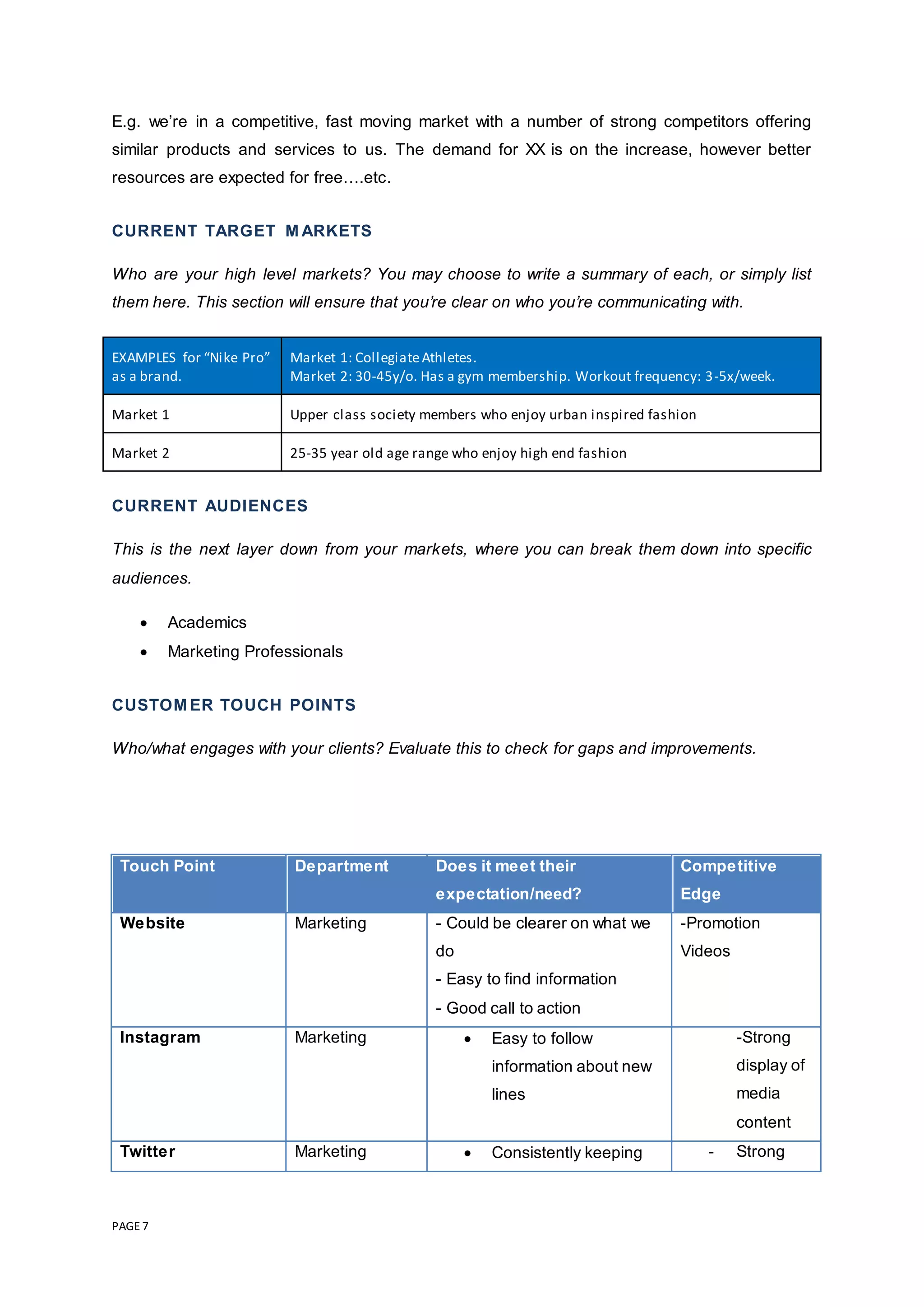 Digital Marking Plan: Yves Saint Laurent | DOCX