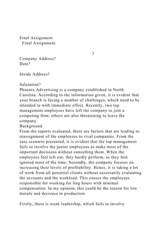 Final Assignment Final Assignment .docx
