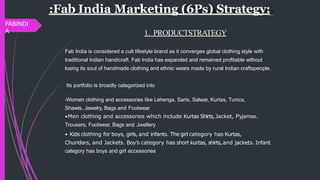 FAB INDIA , PLANOGRAM OF FAB INDIA, VISUAL MERCHANDISING | PPTX
