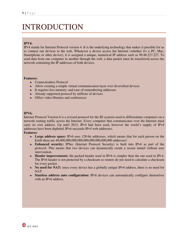 Final Assignment On IPv4 vs IPv6 | PDF