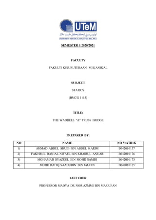 Final Assignment Statics | DOCX