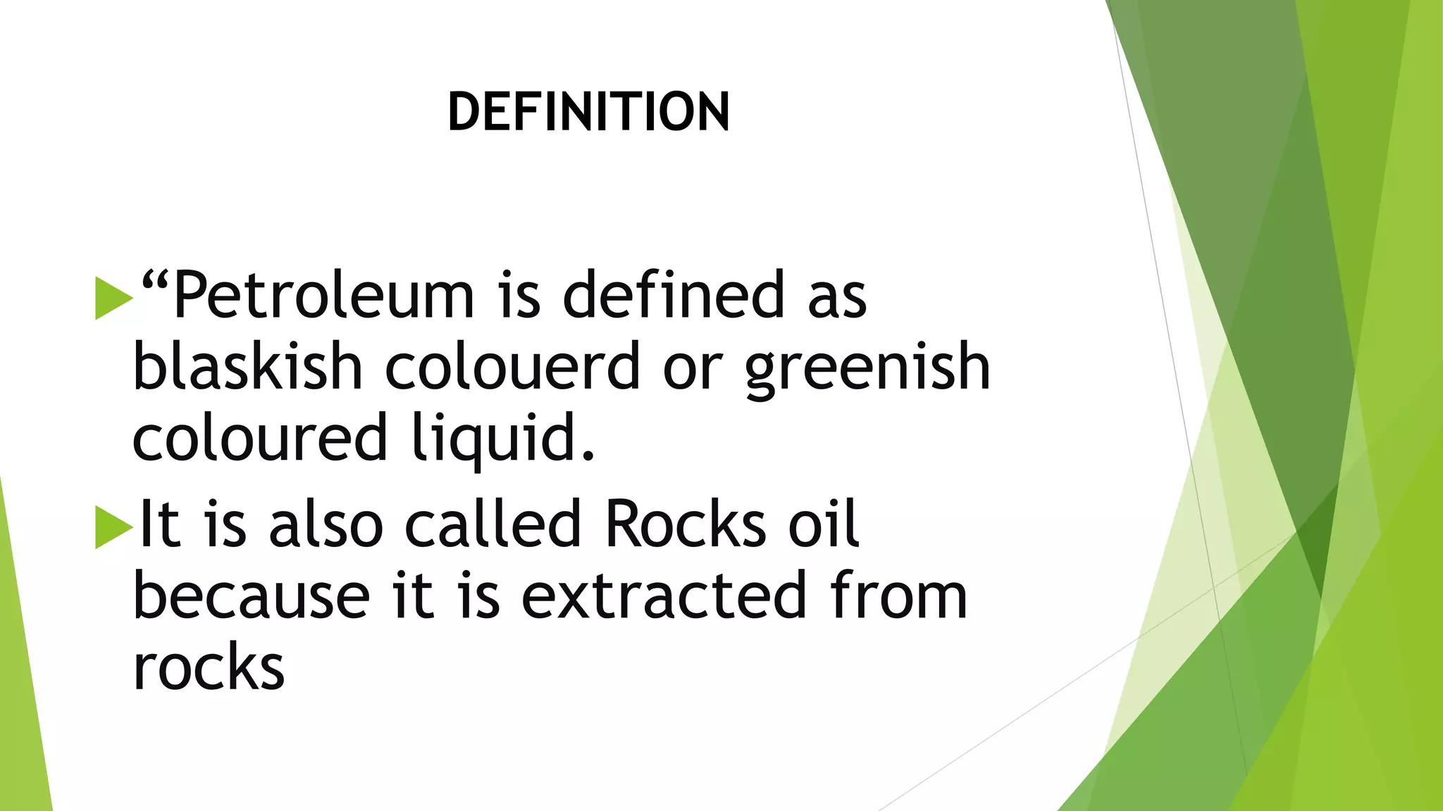 Petroleum Industry | PPTX