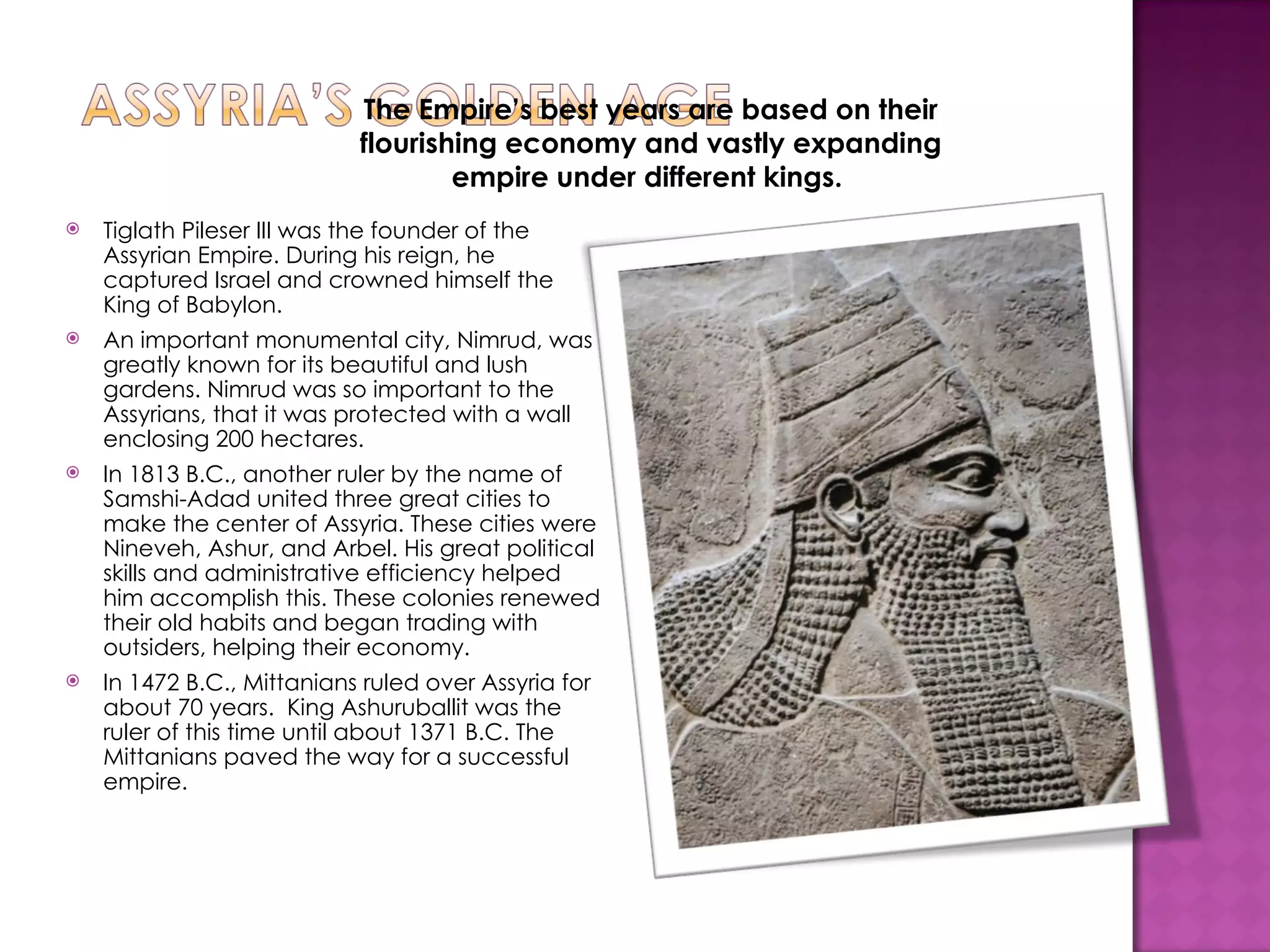 Assyria | PPT | Hinduism | Religion & Spirituality