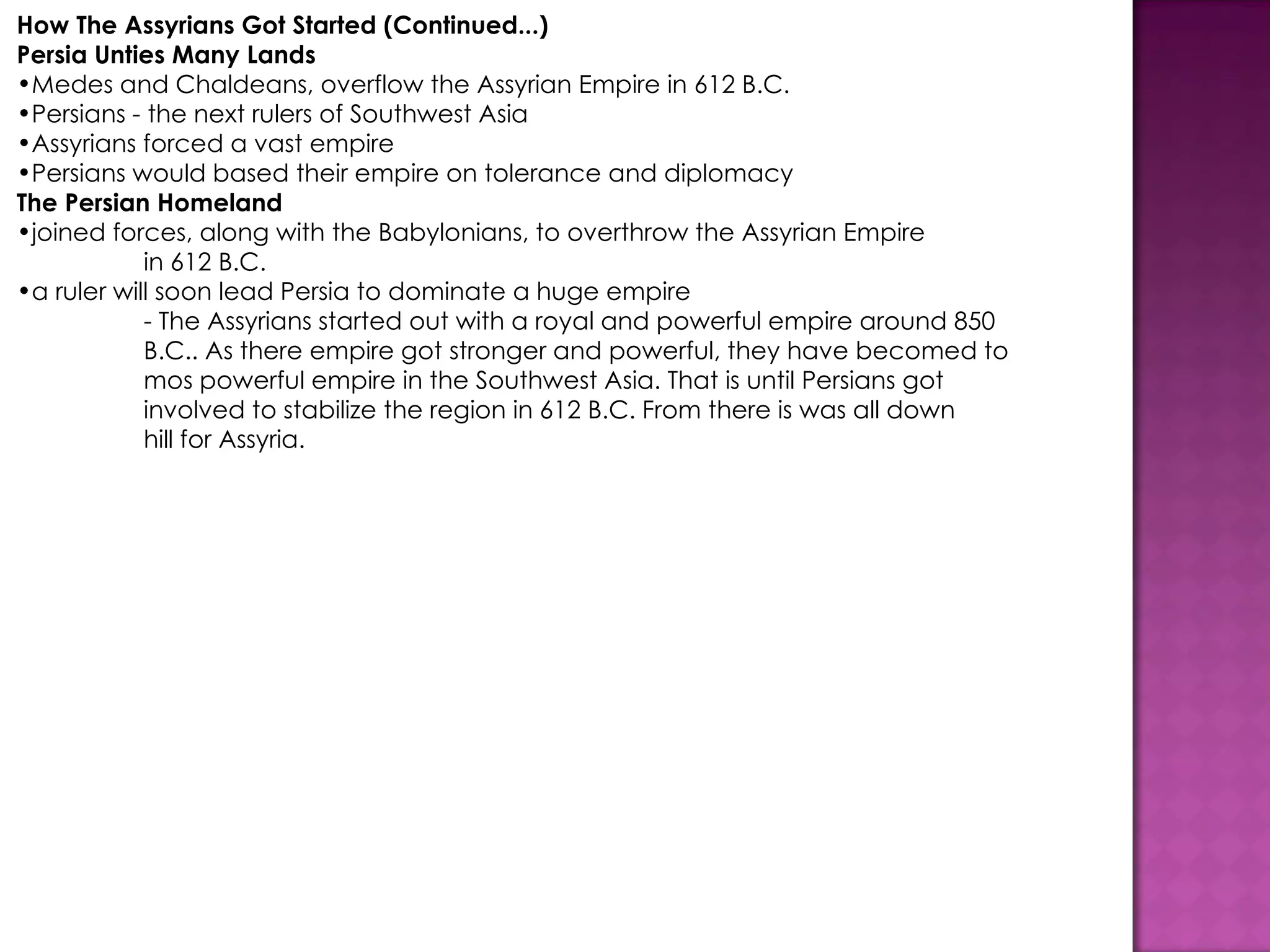 Assyria | PPT | Hinduism | Religion & Spirituality