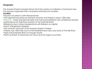 Assyria | PPT | Hinduism | Religion & Spirituality