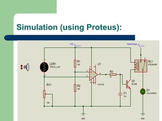 Automatic control of street light using LDR | PPT