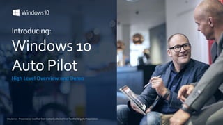 Windows 10 Autopilot #BITPro User Group Event | PPT