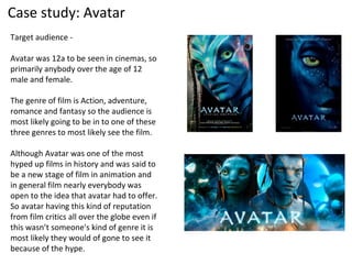 Final avatar product and audience powerpoint | PPT