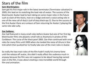 Final avatar product and audience powerpoint | ODP