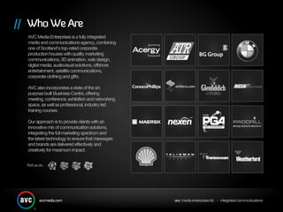 AVC Media Enterprises Overview | PDF
