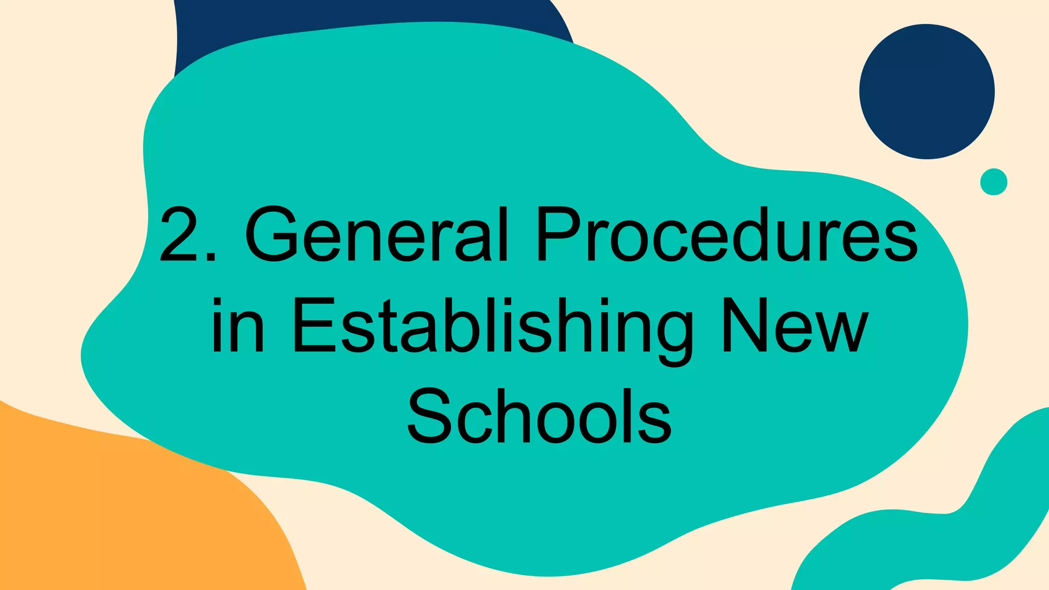 B. GUIDELINES ON THE ESTABLISHMENT, SEPARATION OF ANNEXES, INTEGRATION ...