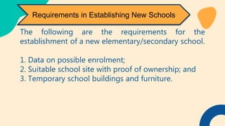 B. GUIDELINES ON THE ESTABLISHMENT, SEPARATION OF ANNEXES, INTEGRATION ...