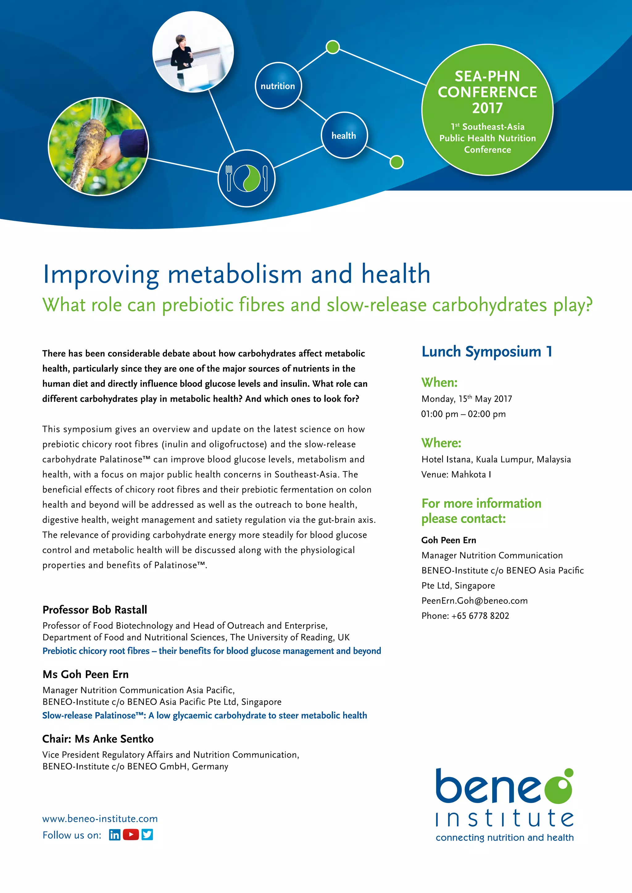 Southeast-Asia Public Health Nutrition Conference 2017 - Lunch ...