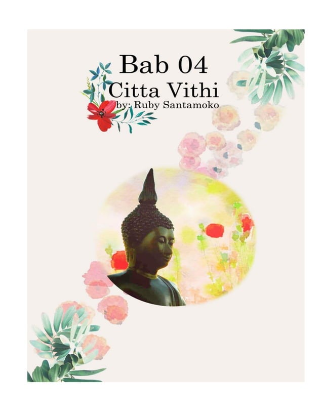 Abhidhammatasangaha Bab 4 Citta Vithi | PDF