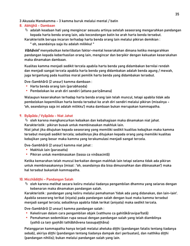 bab 5 vithi mutta | PDF