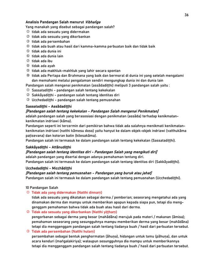 bab 5 vithi mutta | PDF