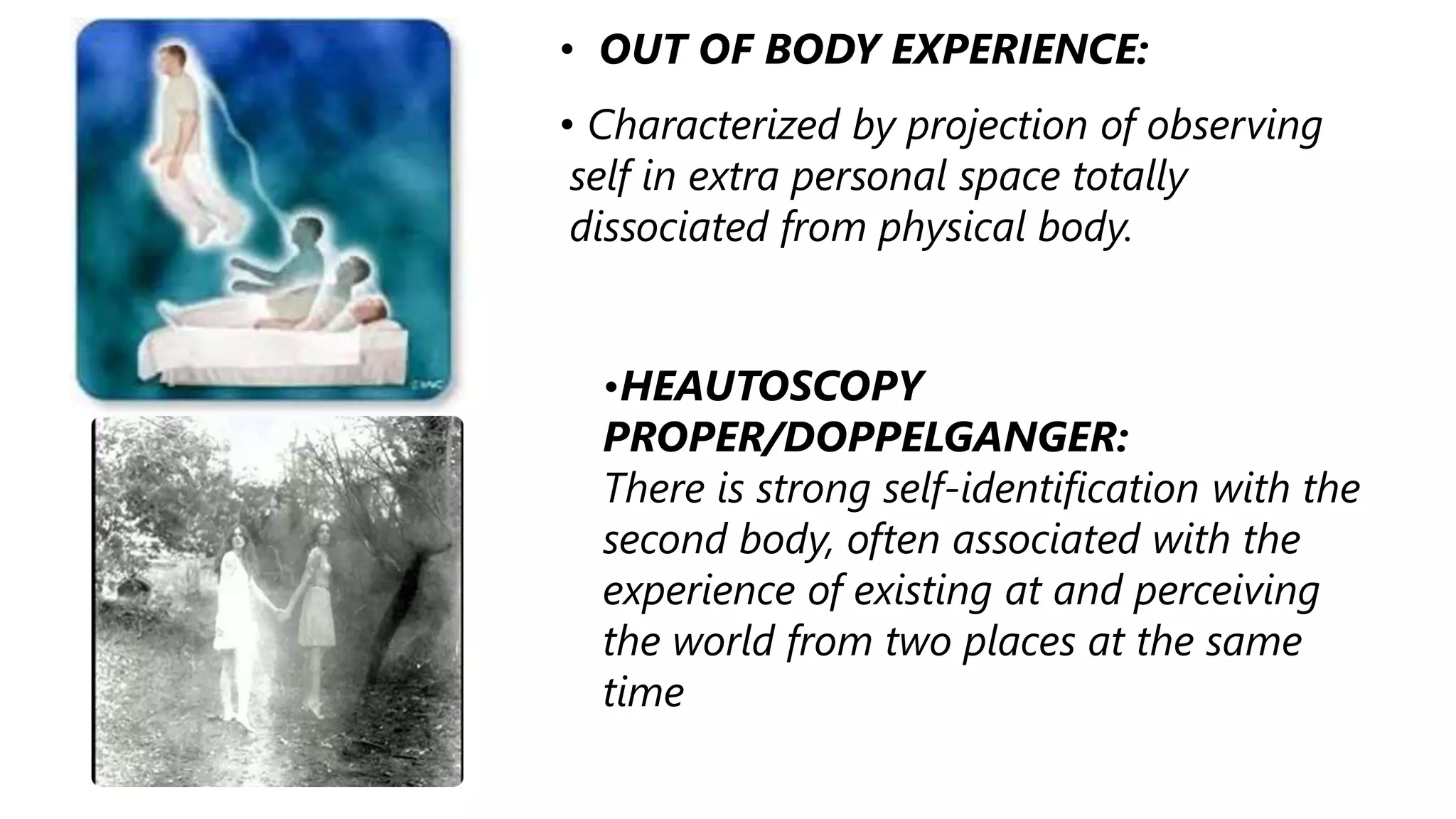DISORDERS OF EXPERIENCE OF SELF | PPTX