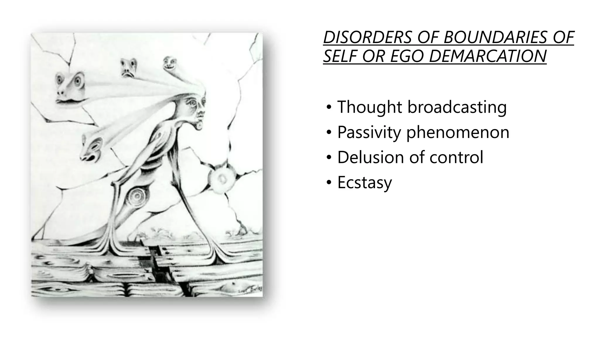 DISORDERS OF EXPERIENCE OF SELF | PPTX