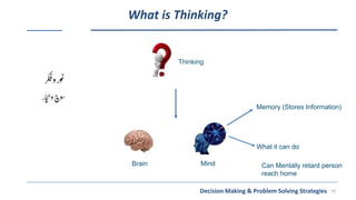 Decision Making & problem solving Faisal 127 MMC | PPTX