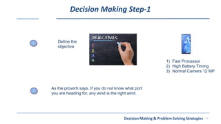 Decision Making & problem solving Faisal 127 MMC | PPTX
